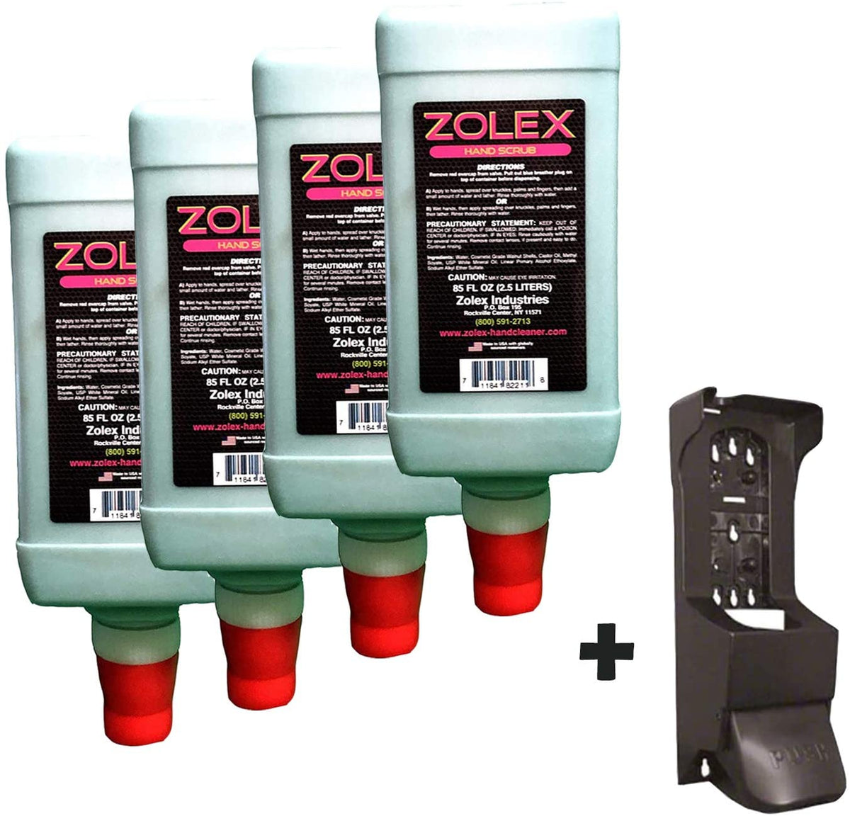 Walnut Hand Scrub - Case of Four (4) 2.5L Containers w/Dispenser ...